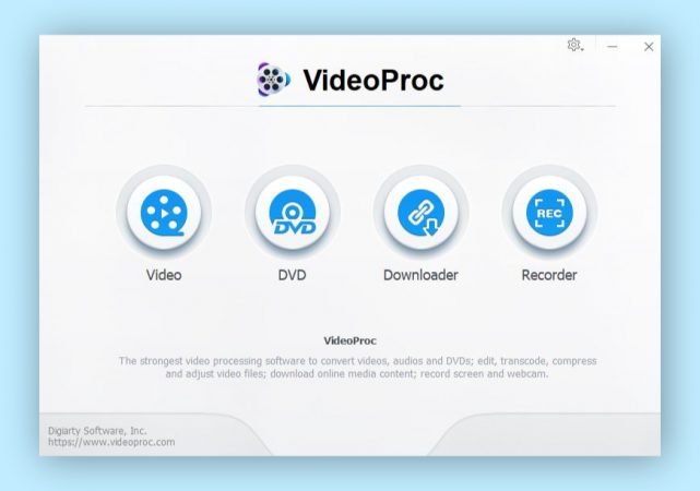 VideoProc - Video Editing Software For 4K Large Videos