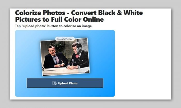 6 Best Websites To Colorize Black-And-White Photos Online