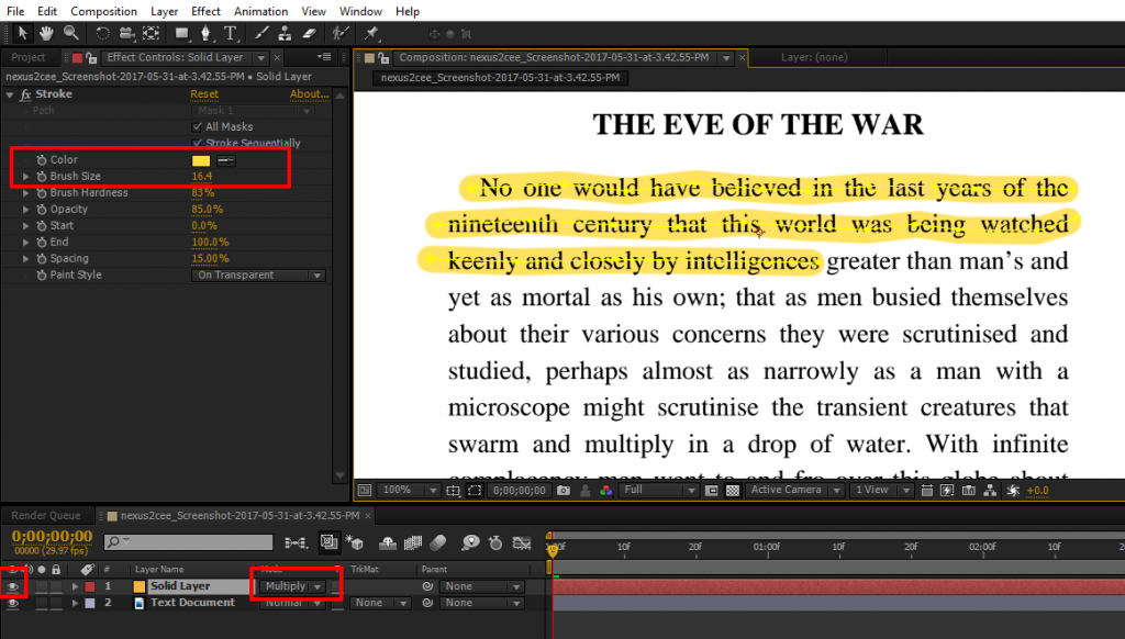 3 Easy Ways To Create Highlight Text Effect In After Effects