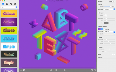 Art Text 4 - The Most Intuitive Graphic Design Software For Mac