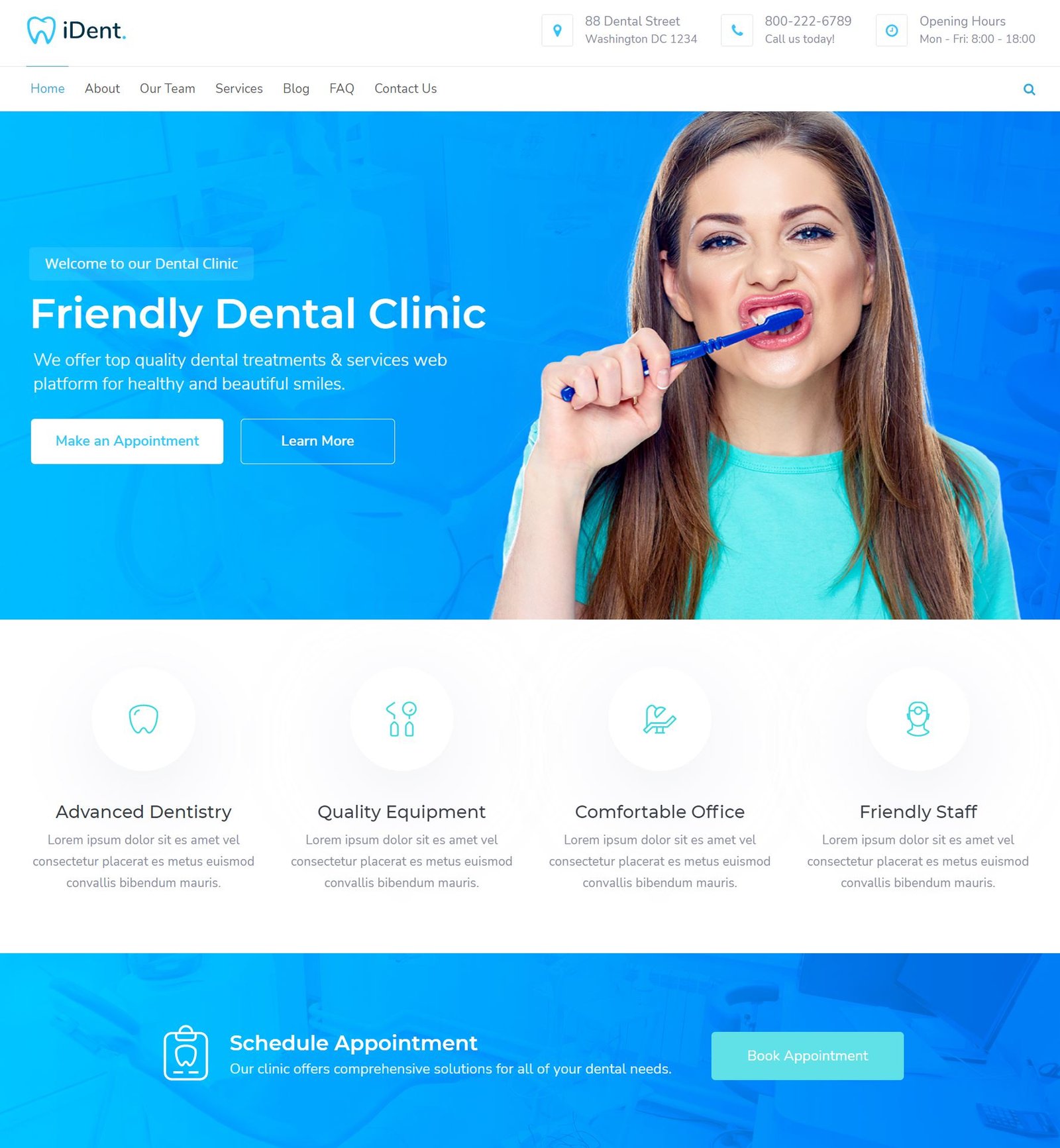 8 Most Popular Dental Clinic WordPress Themes of 2025