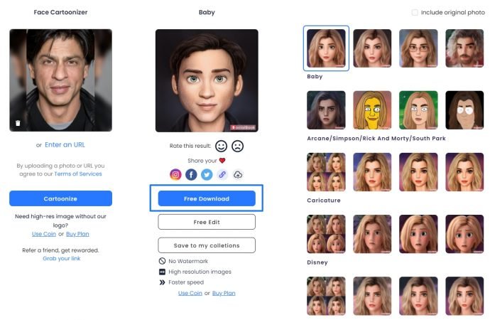 5 Best Websites To Convert Photos To Cartoons Online