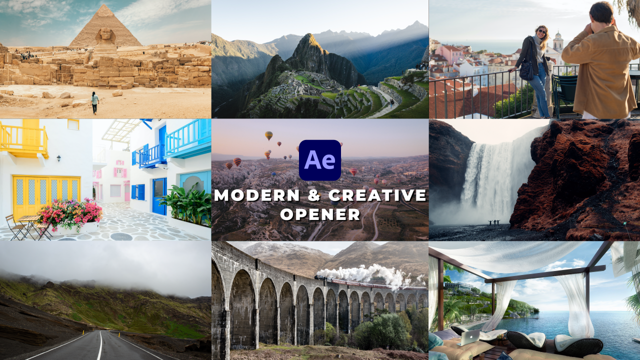 Free Modern Creative Opener After Effects Template