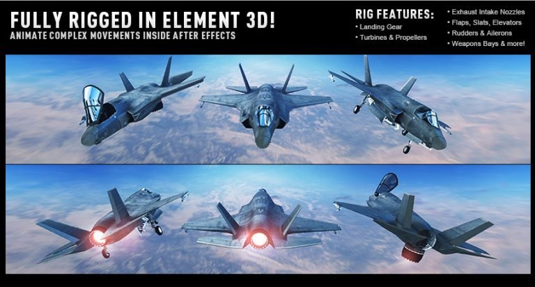 8 Useful 3D Model Packs For After Effects Element 3D