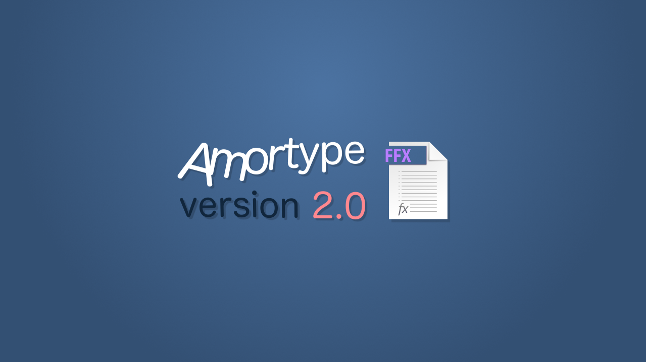 Amortype A Free After Effects Text Animation Preset